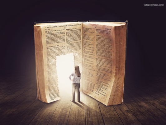 Woman Inside A Book - 2048x1536 Wallpaper - teahub.io
