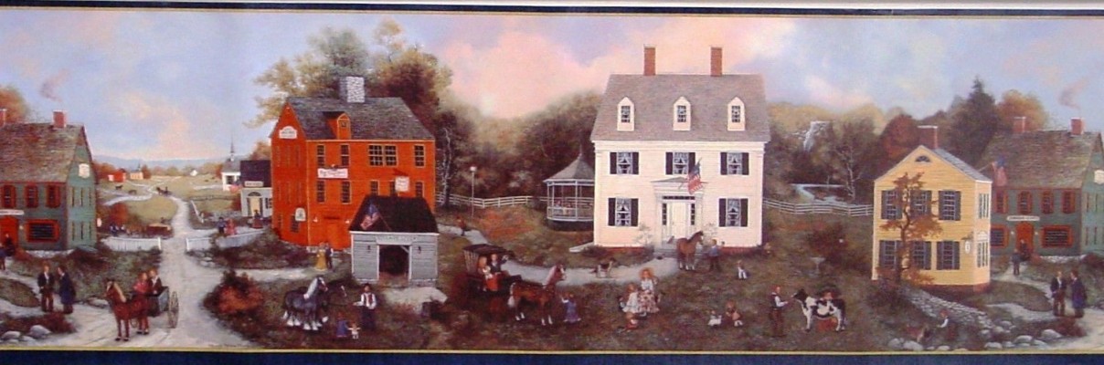 American Colonial Town - 1505x498 Wallpaper - teahub.io