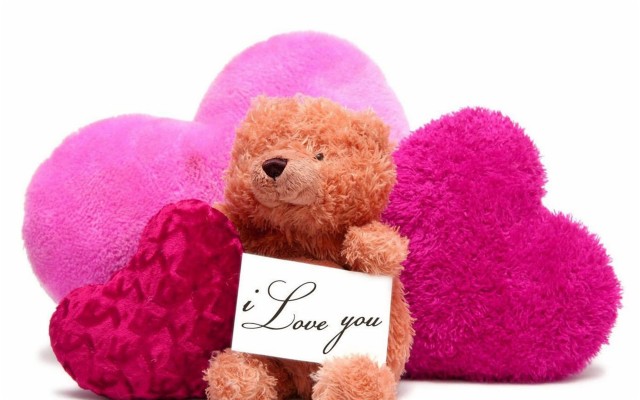 Love Me Happy Teddy Day Wishes Wallpaper - Love Wallpaper Teddy Bear ...