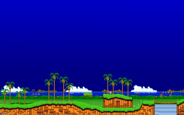 Sonic 8 Bit Background - 1600x1000 Wallpaper - teahub.io