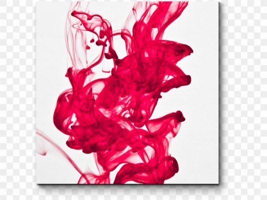 Ink Water Color Desktop Wallpaper Image, Png, 1400x1050px, - Red Ink In ...