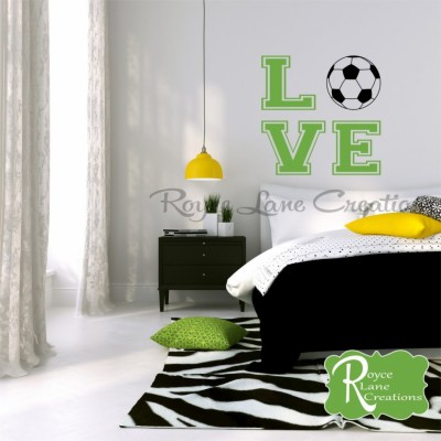 Football Themed Wallpaper - Soccer Themed Girls Room - 970x970 ...
