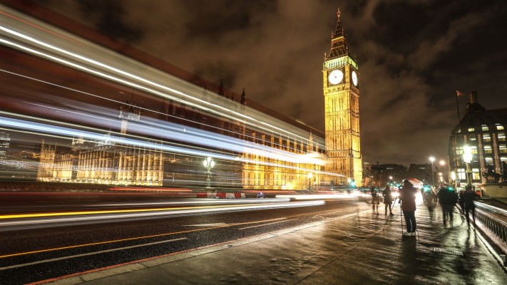 Big Ben Light Trails Night Photo - Big Ben - 1920x1080 Wallpaper ...