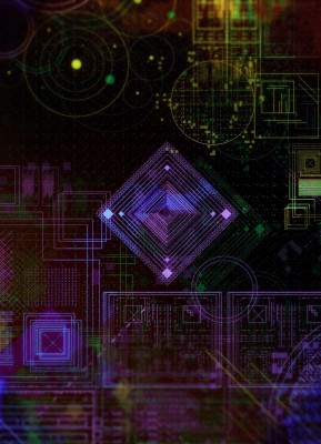 Wallpaper Hologram, Pattern, Glow, Geometric, Abstraction - Hologram Hd ...