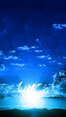 Different Shades Of Blue Sky - 640x1130 Wallpaper - teahub.io