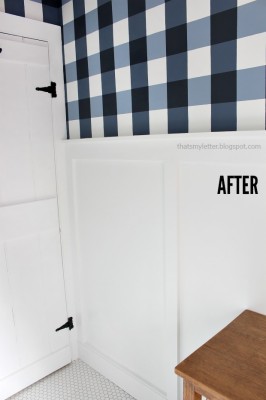 Diy Buffalo Check Painted Walls - Tile - 620x930 Wallpaper - teahub.io