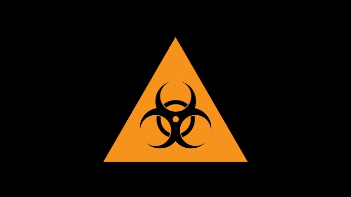 Hd Biohazard Sign In A Triangle Wallpaper - Biohazard Desktop ...