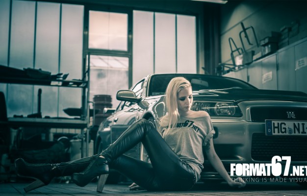 Photo Wallpaper Girl, Nissan, Skyline, Nissan, Gtr, - Nissan Skyline ...