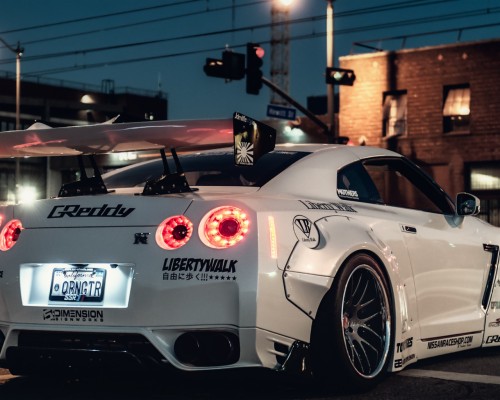 Nissan Skyline Gt-r, Back View, Sport, Cars, White - Nissan Gtr ...