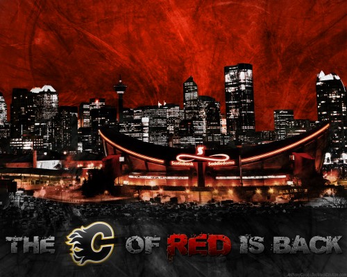 Calgary Flames Retro Background - 2560x1440 Wallpaper - teahub.io