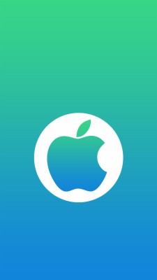 Circle Apple Logo - Iphone Hd Apple Logo Wallpaper Green - 640x1136 ...