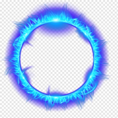 Blue Fire Circle Png - 910x910 Wallpaper - teahub.io