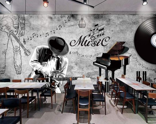 Music Mural - 1000x924 Wallpaper - teahub.io