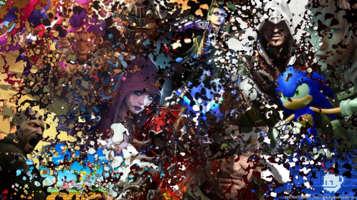 Game Poster Collage - 1920x1080 Wallpaper - teahub.io