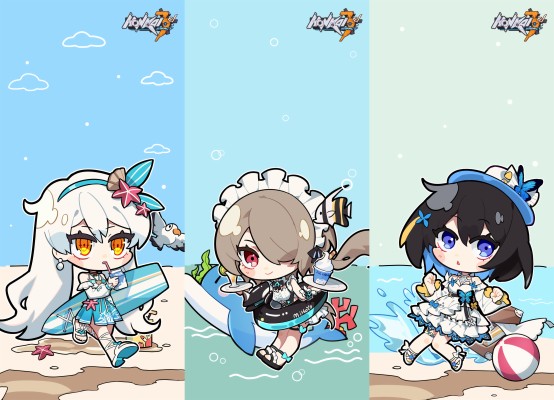 Honkai Impact 3rd Chibi 3375x2436 Wallpaper
