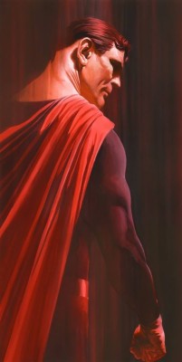Alex Ross Superman Back - 605x1200 Wallpaper - teahub.io