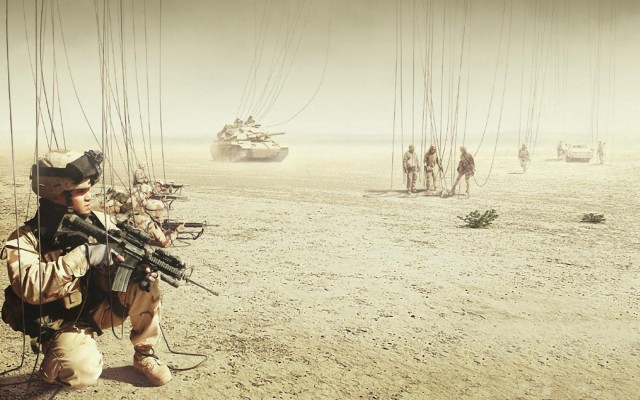 Us Marines In Combat During Operation In Ramadi, Iraq - Marine Corps ...