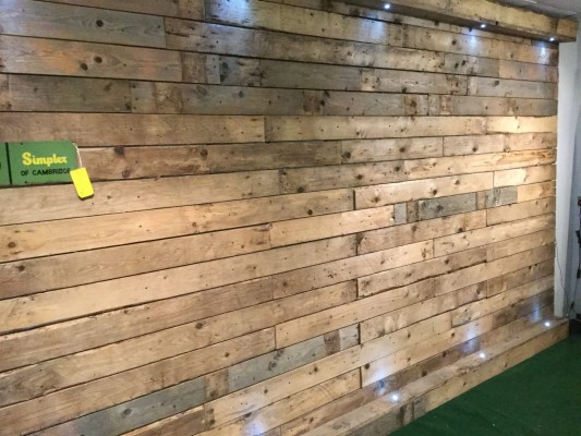 Pallet Wood Wall Cladding Data Src Vertical Pallet - Wood Cladding For ...