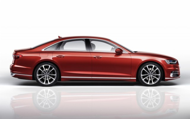 2018 Audi A8 Red Color Uhd Wallpaper - Audi A8 2017 - 1024x639 ...