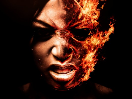 But What About A Faceof Fire - Horror Woman Face Background - 2560x1920 ...
