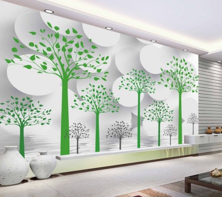 Tree Print Wallpaper - 1000x1000 Wallpaper - teahub.io
