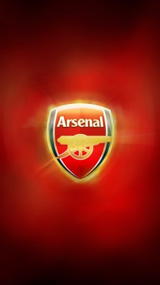 Arsenal Fc, Golden Logo, Premier League, Red Abstract - Arsenal ...