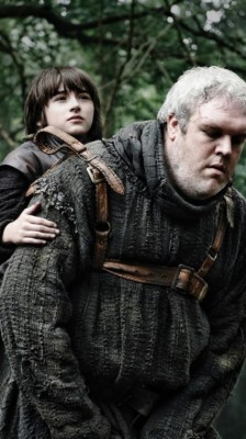 Hodor And Bran - 750x1334 Wallpaper - teahub.io
