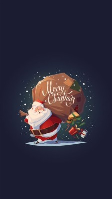 Christmas Santa Wallpaper Iphone - 640x1136 Wallpaper - teahub.io