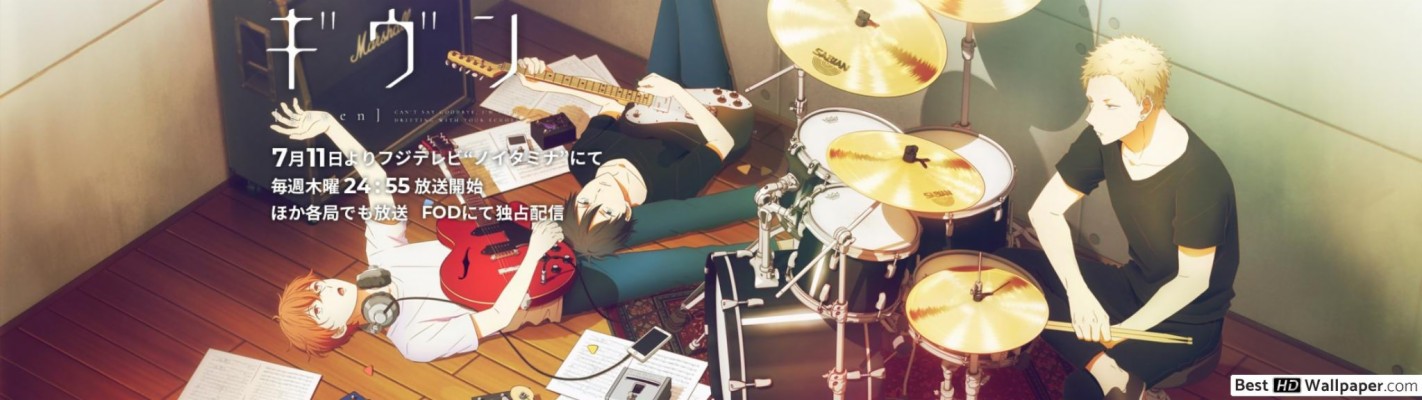 Music Anime Boy Band - 2000x1000 Wallpaper - teahub.io