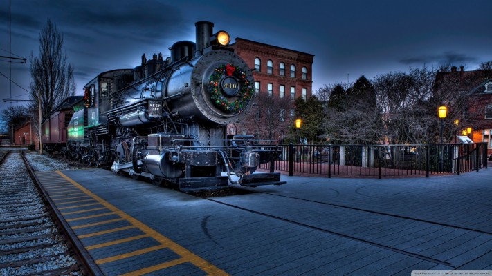 Christmas City Locomotive Railway Â ¤ 4k Hd Desktop - Windows 10 ...