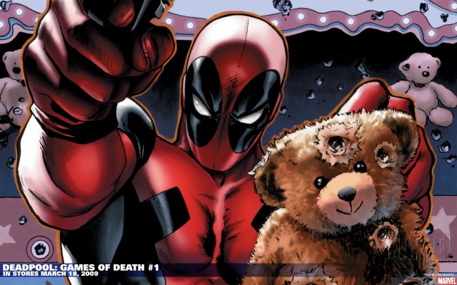 Deadpool-12 - Deadpool And Teddy Bear - 1200x675 Wallpaper - teahub.io