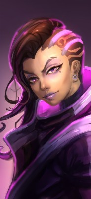 Sombra Overwatch Portrait - 1125x2436 Wallpaper - teahub.io