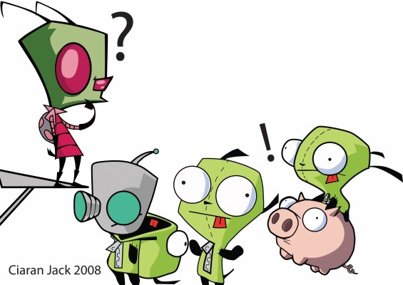 Invader Zim Png Transparent - 3507x2480 Wallpaper - teahub.io