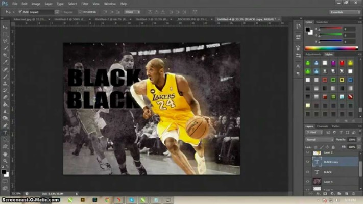 Tutorial Poster Nba Photoshop - 1280x720 Wallpaper - teahub.io