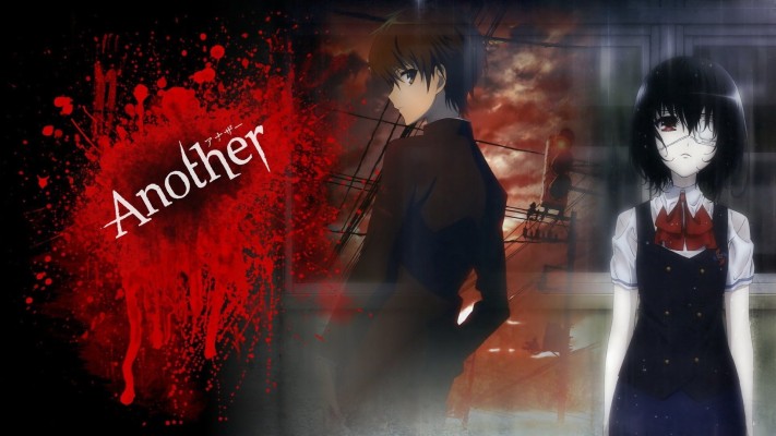 Wallpaper Sad Mei Misaki, Another, Anime Girl - Another Misaki Mei ...