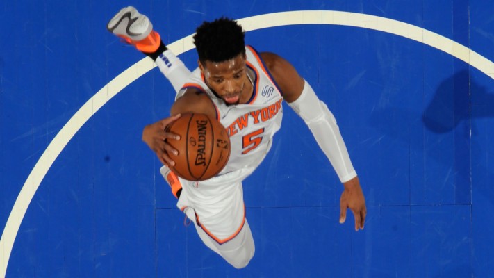 Dennis Smith Jr Goes Airborne For A Dunk Against The - 2048x1152 ...