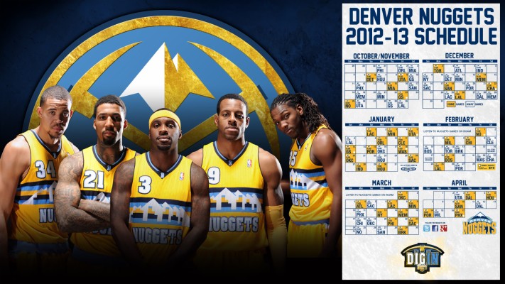 Denver Nuggets Background Wallpaper - Denver Nuggets Hd Background ...