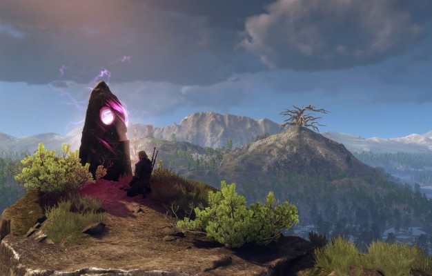 Photo Wallpaper Landscape, Place, The Witcher, The - Witcher 3 ...