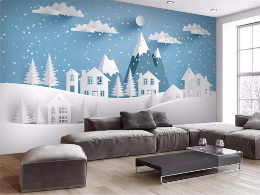 Cut Paper Living Room - 1000x750 Wallpaper - teahub.io