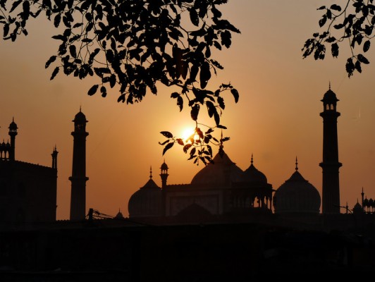 The Jama Masjid By Sunset - Jama Masjid - 800x601 Wallpaper - teahub.io