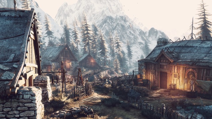 Witcher 3 Skellige House - 1280x720 Wallpaper - teahub.io