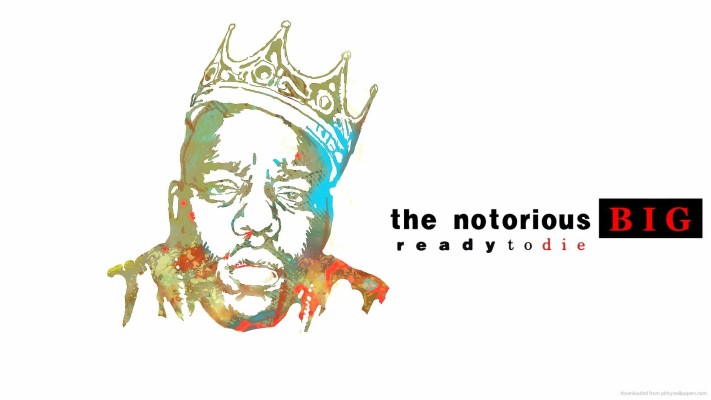 Biggie Smalls Notorious Big Vector - Notorious Big - 1843x1036 ...