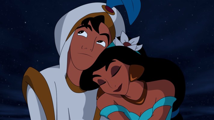 Kiss Aladdin And Jasmine - Aladdin Kissing Jasmine - 1440x900 Wallpaper ...