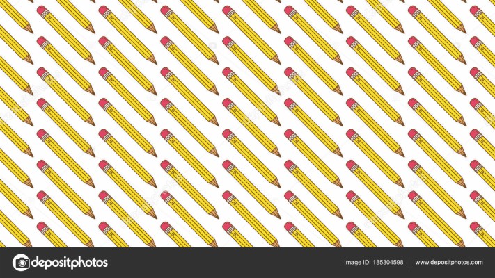 Seamless Pattern Pencil Clipart Background - 1600x900 Wallpaper - teahub.io