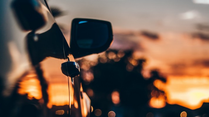 Car Side Mirror Sunset - 1080x1920 Wallpaper - teahub.io