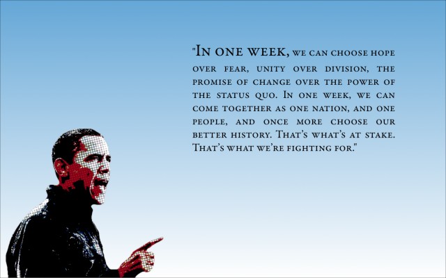 Obama Hope Poster - 1024x640 Wallpaper - teahub.io