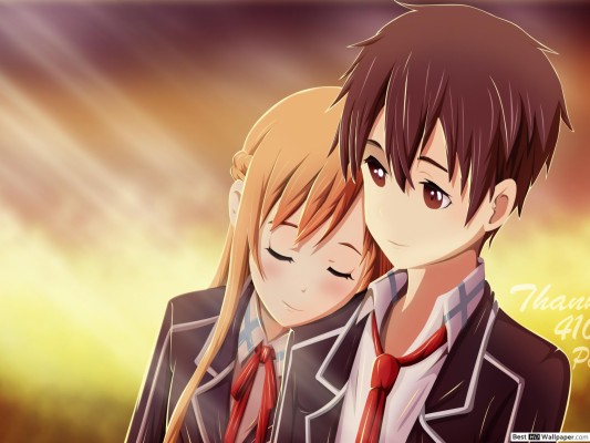 Kirito And Asuna Love - 1920x1200 Wallpaper - teahub.io