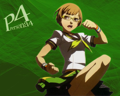 Brown Eyes Brown Hair Glasses Persona Persona 4 Satonaka - Game Persona ...