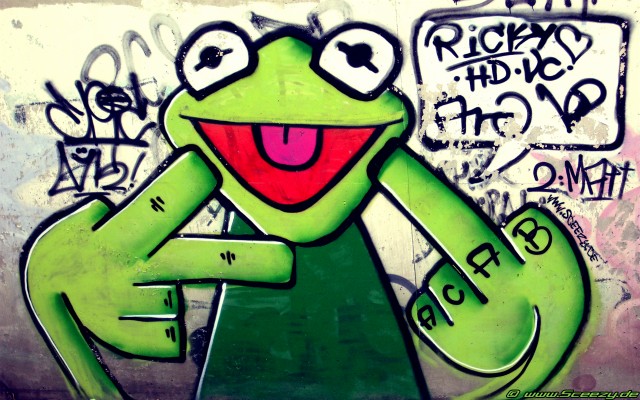 Kermit Graffiti - 1920x1200 Wallpaper - teahub.io