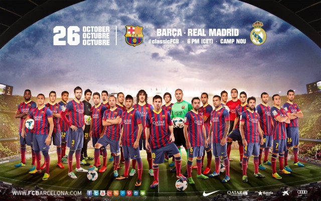 Fc Barcelona 2013 2014 Team - 1680x1050 Wallpaper - teahub.io